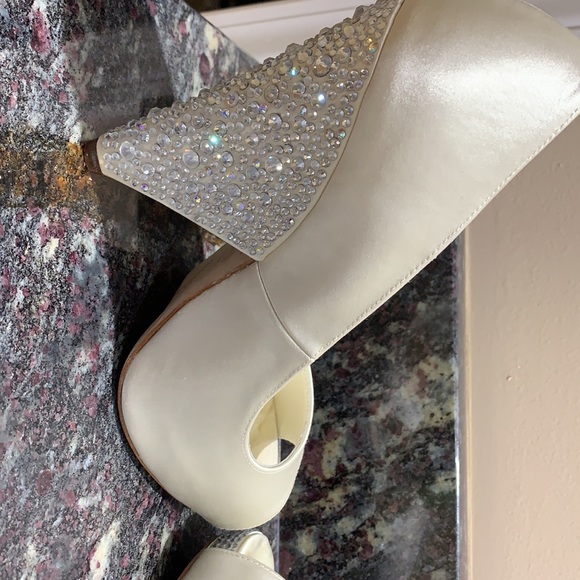 Shoes | Benjamin Adams Rhiana Ivory Duchesse Silk Shoes | Poshmark